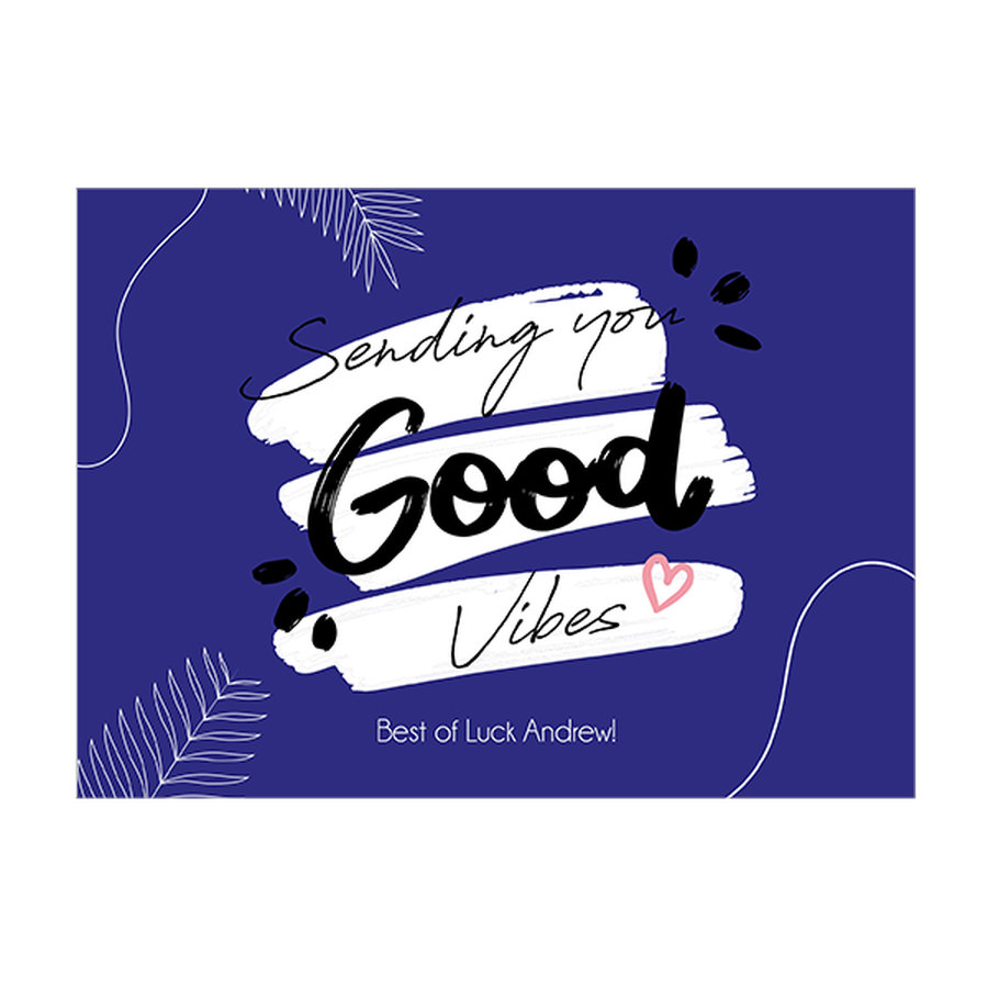 Good Vibes Good Luck Greeting Cards | Greeting Cards Australia
