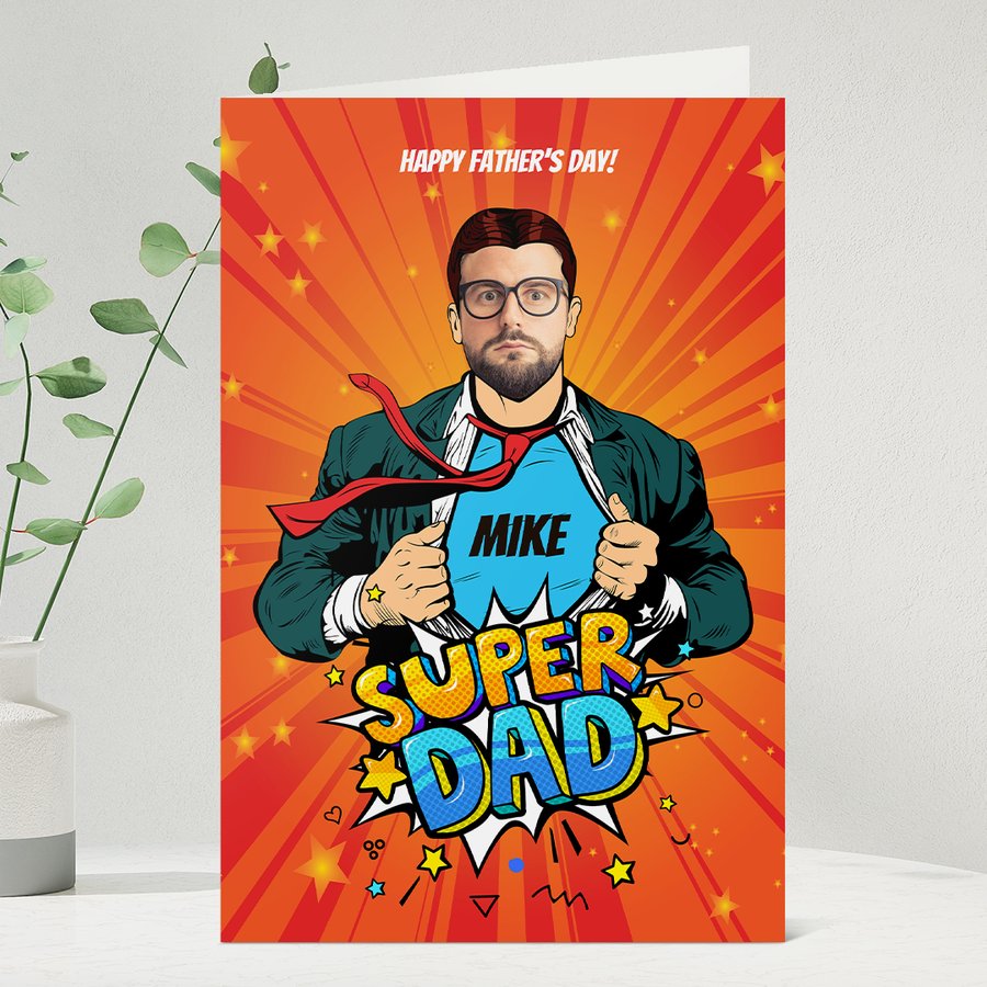 My Super Dad Giant Cards | Giant Cards Australia