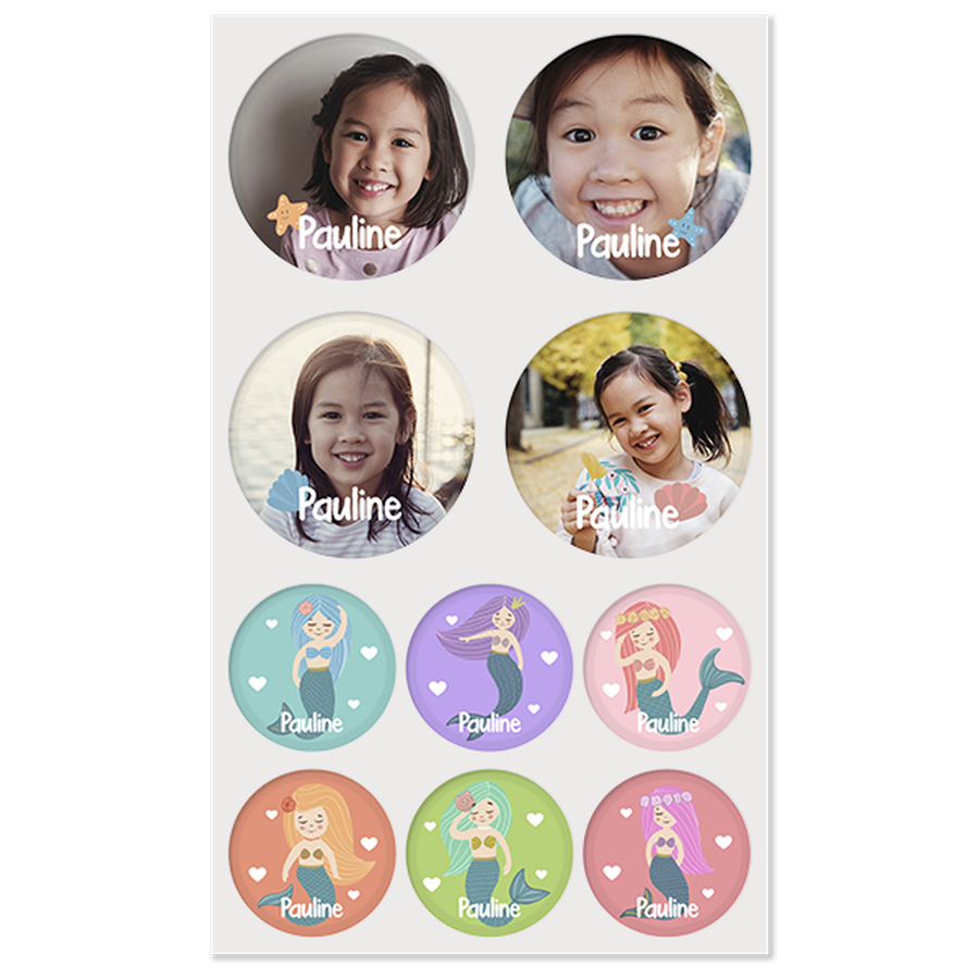 Mermaid Princess Stickers | Stickers | Photobook Thailand