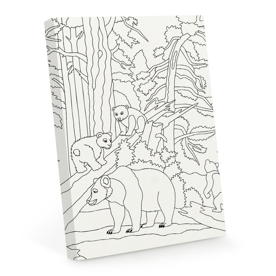 Forest Friend | Premium Drawing Canvas - High Quality Canvas Art ...