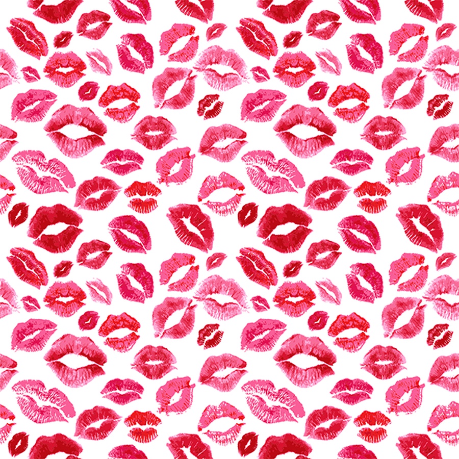 Rosy Kisses Wrapping Paper | Photobook Thailand | Personalized Wrapping ...