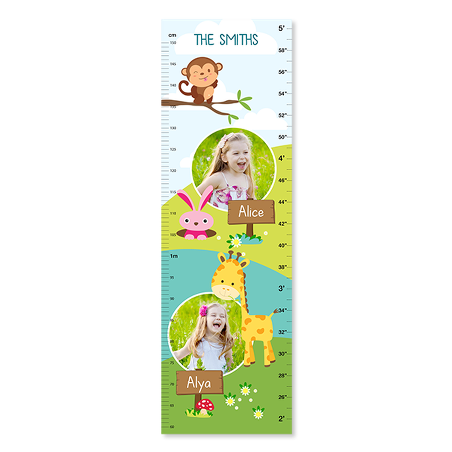 Growing Friends Kids Growth Chart | Create Kids Growth Chart Online ...