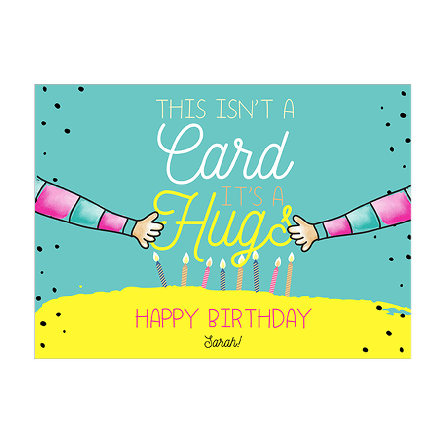 Birthday Hug Greeting Cards | Greeting Cards Printing