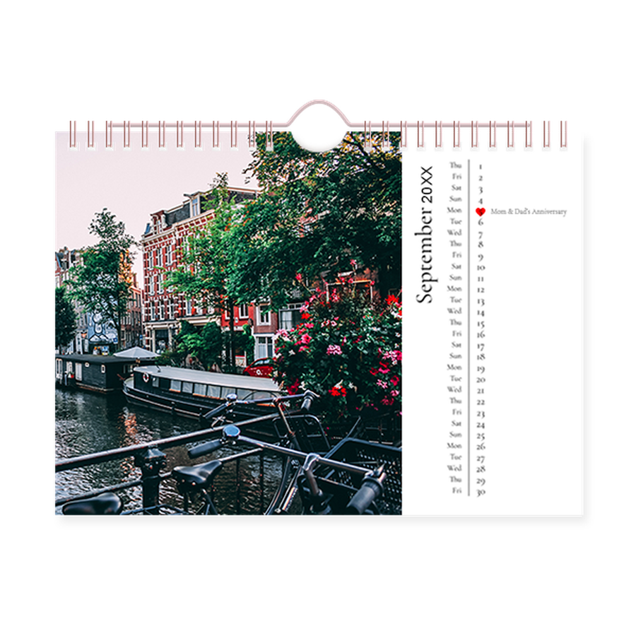 Premium Wall Calendar - Vertical Layout | Product card