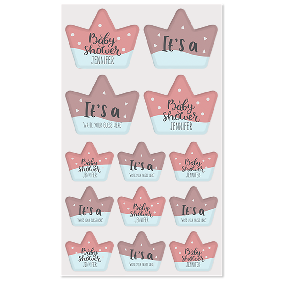 Gender Reveal Stickers | Stickers | Photobook Australia